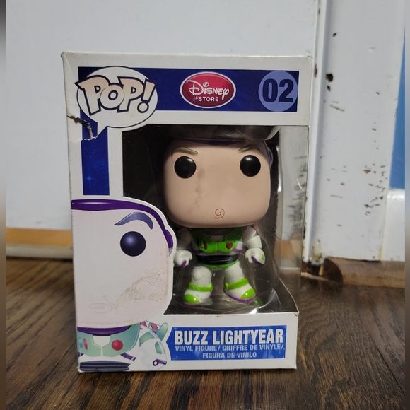 Funko | Other | Funko Buzz Lightyear Disney Store Logo Non Bobble Head ...